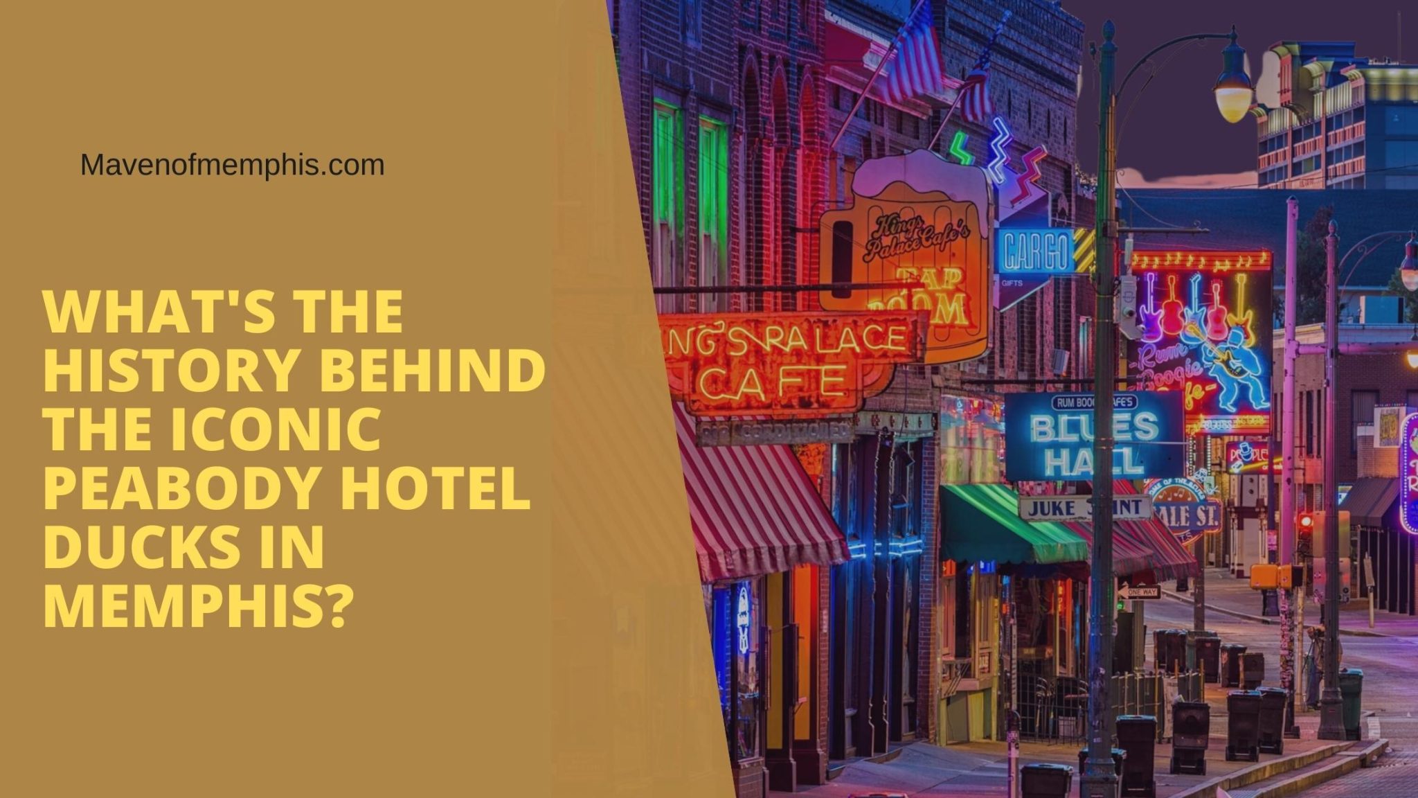 What's the history behind the iconic Peabody Hotel ducks in Memphis?